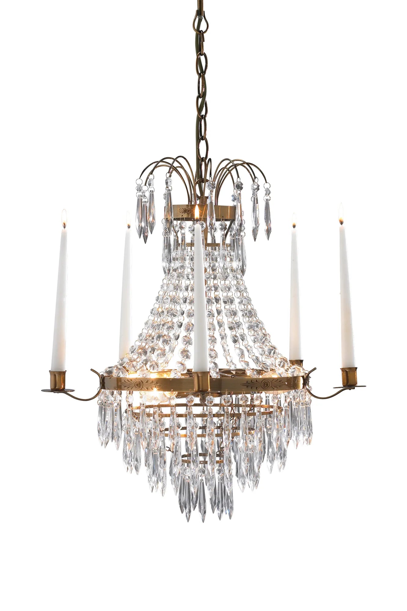 Krageholm Chandelier Antique 50 cm – Markslöjd